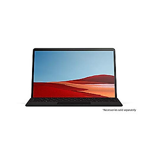 Microsoft Surface Pro X – 13" Touch-Screen – SQ1 - 16GB Memory - 256GB Solid State Drive – Wifi, 4G Lte – Matte Black, (Model: QFM-00001)