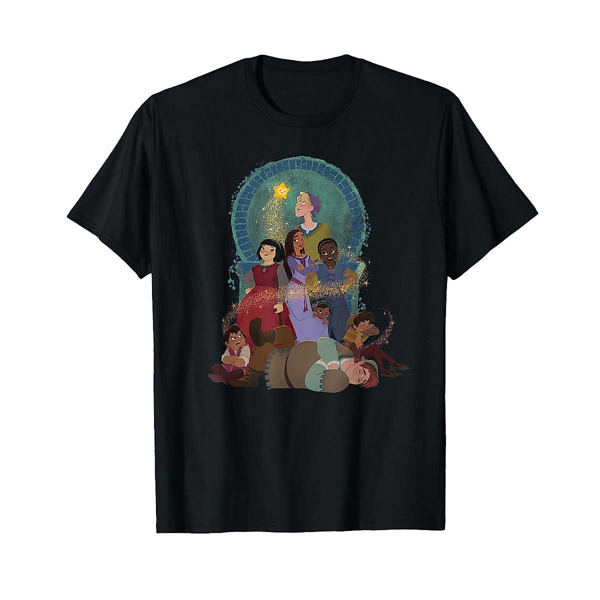 Disney Wish Asha and Her Friends with Star T-Shirt