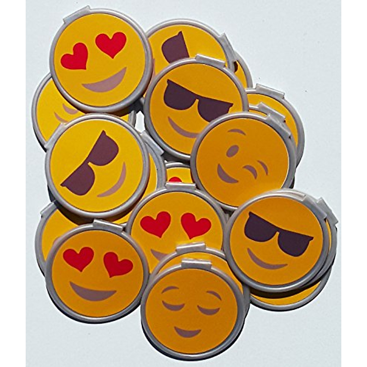 Emoticon Clip Over The Page Bookmarks - 36 Bulk Bookmarks for Kids Girl’s Boys- School Student Incentives – Library incentives – Reading Incentives - Party Favor Prizes - Classroom Reading Awards!