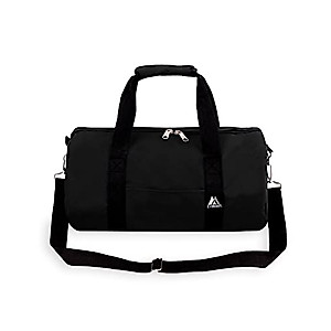 Everest 16-inch Round Duffel, Black, One Size
