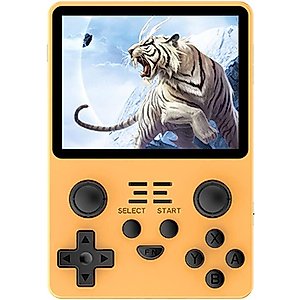 Powkiddy RGB20S Handheld Arcade Game Console, 3.5 Inch Retro Video Game Console with 128G Card & 20000 Games, Open Source Game Player