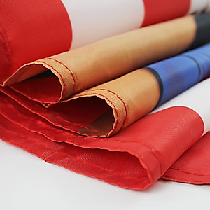 SOULBUTY Ni-c-ki American Flag 3x5 Outdoor Indoor Flag USA for Wall-Double Stitched- Polyester with Brass Grommets (3X5)