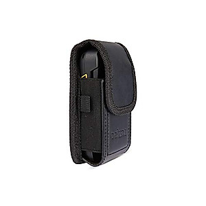BELTRON Vertical Leather Pouch for DuraXE Epic E4830, DuraXV Extreme E4810, DuraXE E4710, DuraXV LTE E4610, Sonim XP3, XP3plus Features: Heavy Duty Belt Loop, Metal Belt Clip & Dual Magnet Closure