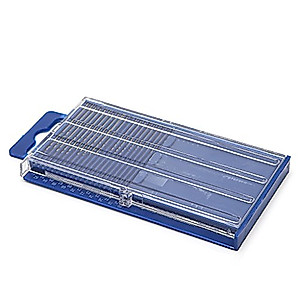 Balax 21 Pcs Mini Twist Drill Bits Set Index 61-80 w/Aluminum Hand Drill For Hobby