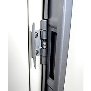 File Cabinet Locking Bar. Fits 4 Drawer File Cabinets. Includes Cobalt Drill Bit. (Gray)