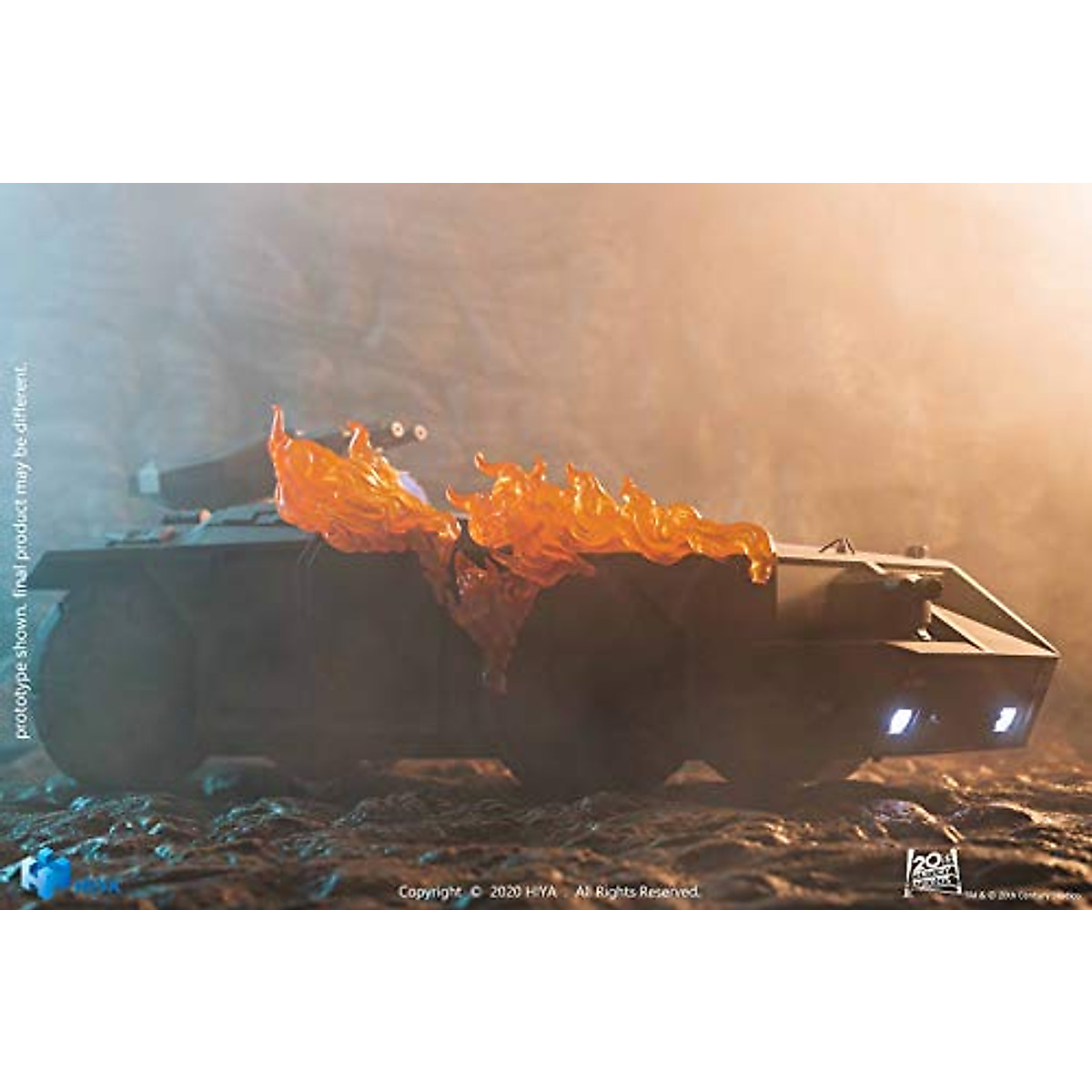 Hiya Toys Aliens: Burning Armored Personnel Carrier 1:18 Scale Vehicle, Multicolor