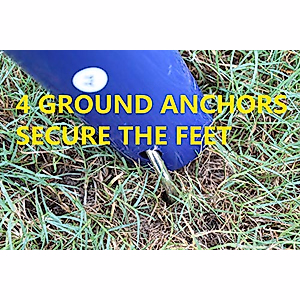 Prime Metal Swing Set Outdoor with Glider, 3 Seats, Durable Steel and Plastic Construction for Kids, Toddlers, Children Easy Assembly