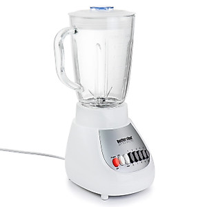 10-speed Watt 42 Ounce Glass Jar Blender In White Multiple Speeds