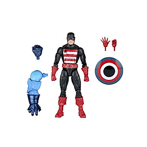 Marvel Legends Series U.S. Agent Classic Comics Action Figure 6-inch Collectible Toy, 1 Accessory, 2 Build-A-Figure Parts