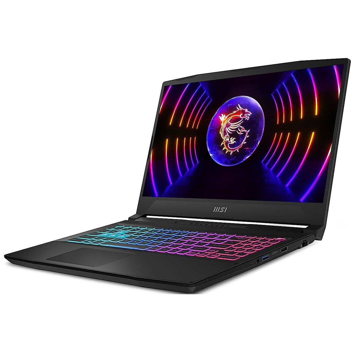 MSI Katana 15 Gaming & Entertainment Laptop (Intel i7-12650H 10-Core, 64GB DDR5 4800MHz RAM, 4TB PCIe SSD, GeForce RTX 4070, 15.6" 144Hz Full HD (1920x1080), WiFi, Win 10 Pro) with USB-C Dock