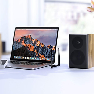 Blueshadow AC1300 USB WiFi Adapter - 2.4G/5G Dual Band Wireless Network Adapter for PC Desktop, MU-MIMO WiFi Dongle, USB 3.0, Supports Windows11/10/8/7/Vista/XP, /Mac OS X 10.5-10.15