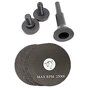Metal Cut Off Wheels Kit for Air Die Grinder and Drill, 3-Inch Diameter, 1/16-in Thick