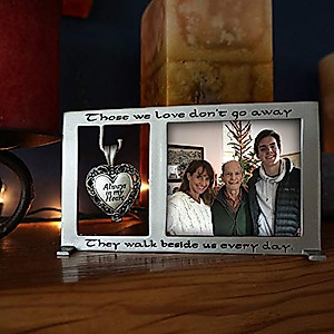 Those We Love Memorial Photo Frame with Vial for Ashes or a Keepsake, Funeral or Sympathy Gift for Loss of Loved One, For 2.5-inch by 2.25-inch photo, by Abbey & CA Gift