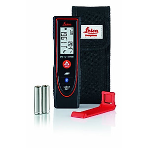 Leica DISTO E7100i 200ft Laser Distance Measure with Bluetooth, Black/Red