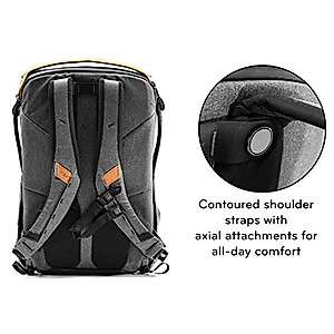 Peak Design Everyday Backpack V2 30L Charcoal, Camera Bag, Laptop Backpack with Tablet Sleeves (BEDB-30-CH-2)