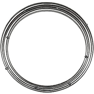 Foreside Home and Garden Black Large Distressed Metal Decorative Sphere Sculpture, 42