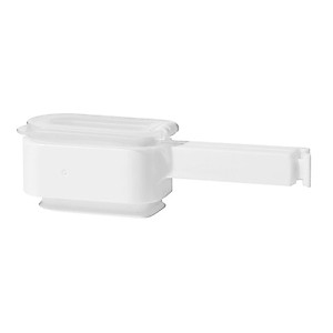 2pcs Pouring Clips Food Sealing Chip Bag Clip with Lid, Food Storage Clips with Pour Spout for Flour Coffee Cereal Whipping Cream Sealing Package(Large)