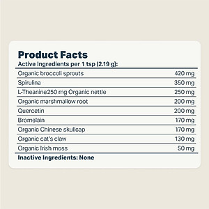 Four Leaf Rover - Harmony | Natural Skin Care for Dogs | Seasonal Allergy and Natural Histamine Support | Helps with Skin Health & Detoxification | 30 Medium Dog Servings