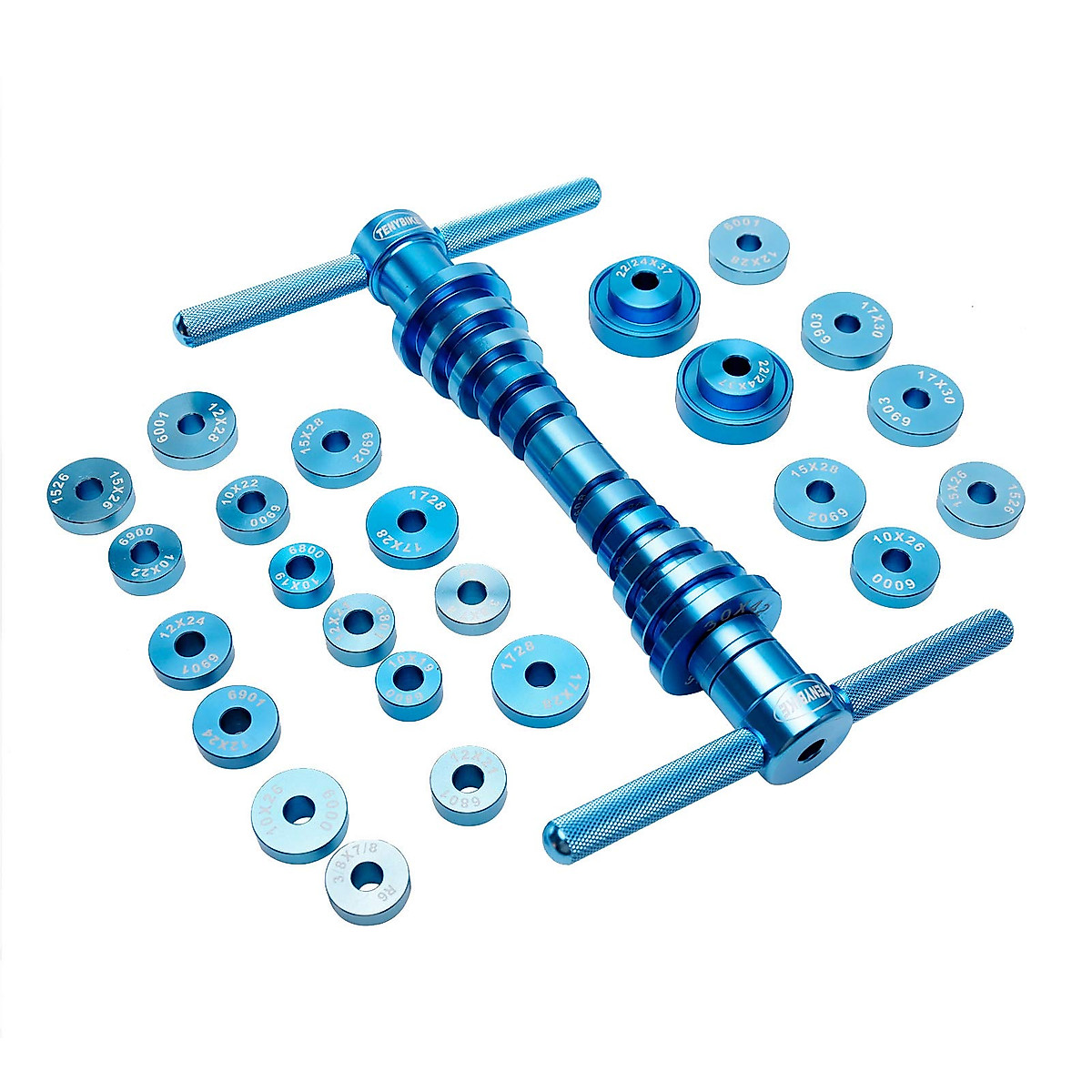 Bike Bearing Press Kit, Bottom Bracket Bicycle Wheel Hub BB Axis Bearing Install Tool, AM Frame Pivot Point Bearing Installation Tool