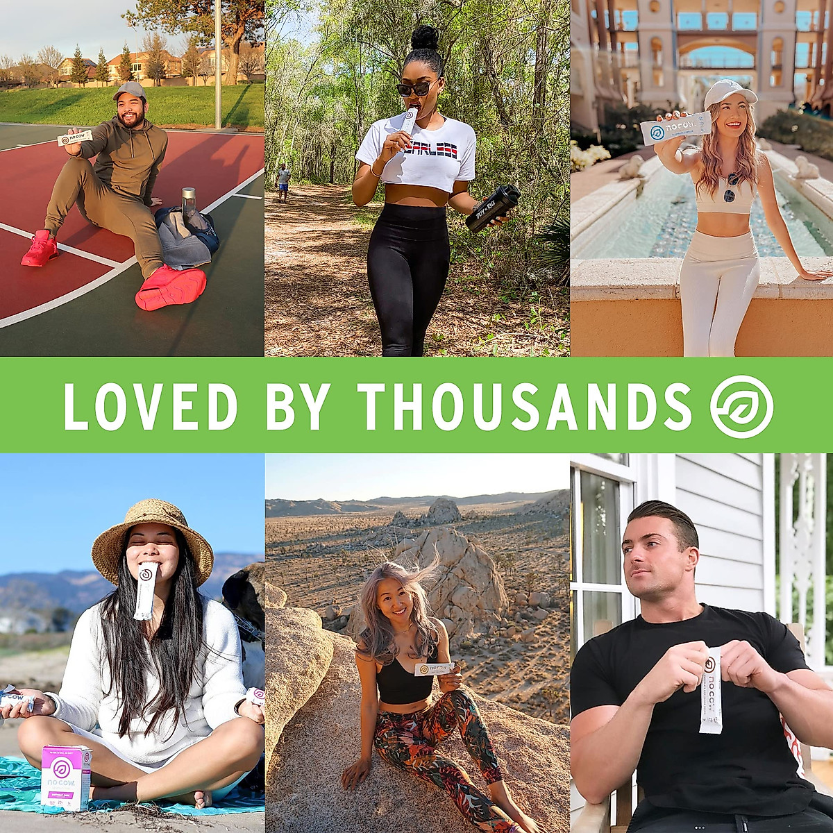 No Cow Peanut Butter Chocolate Chip Snack Food Bar, 12 Count, 20g Plant Protein, 1g Sugar, 19g Fiber, 190 Calories per Serving, Gluten Free, Dairy Free, Non-GMO, Soy Free, Kosher