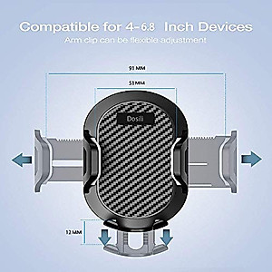 dosili Cell Phone Vehicle Mount,Dashboard Beanbag Friction Mount ,2 in 1 Dashboard Mount and Car Air Vent Holder ,for iPhone Android and Other Smartphones