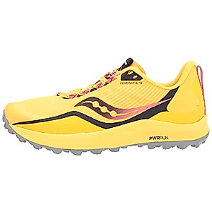 Saucony Women's Core Peregrine 12 Running Shoe, VIZIGLD/VIZIRED, 8