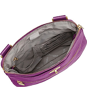 Baggallini Hanover Travel Crossbody Bag Gold Hardware, Charcoal, One Size