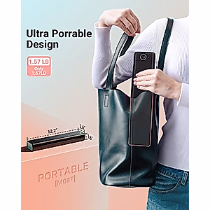 Portable Bluetooth Wireless Thermal Mobile-Printer - Compact Inkless Printer for Travel, Support Phone & Laptop, Small Printers for Home Use Vehicles Office School Tattoo Stencils(8.26"x 11.69")