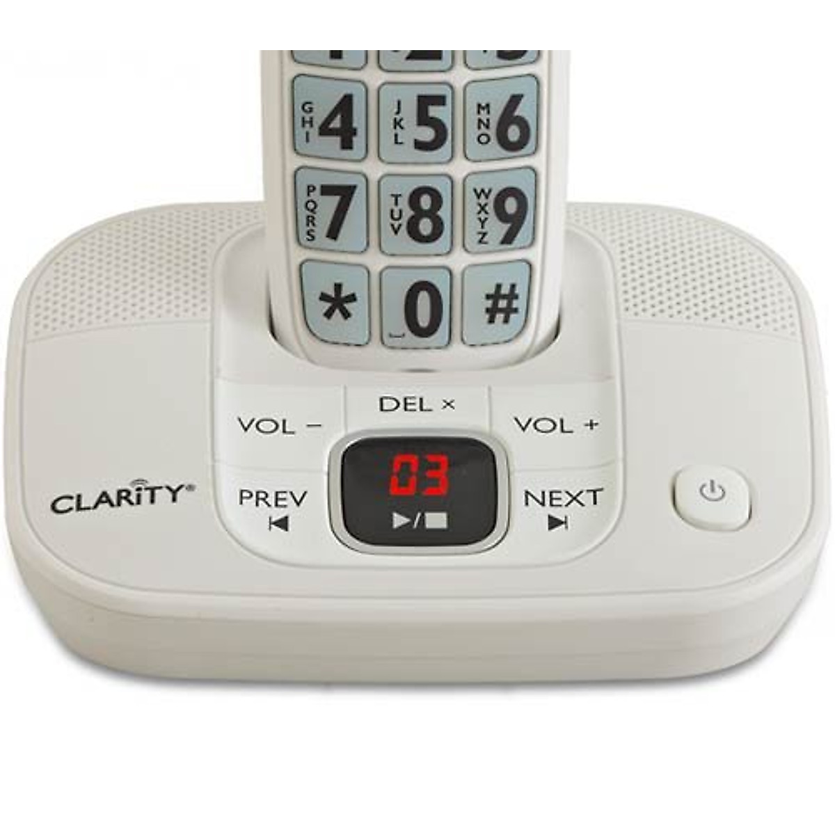 Clarity D714 Moderate Hearing Loss Cordless Phone with D704HS Expandable Handsets (D714 with (2) D704HS)