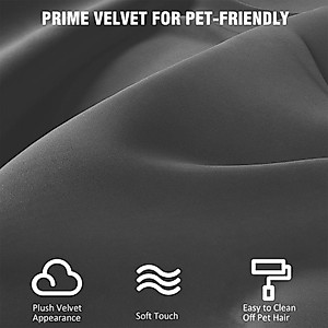 Ucloveria Sleeper, Pull Bed with 2 Detachable Arm Pockets, Adjustable Velvet Loveseat Futon Couch for Living Room Bedroom, 55" 2-Seater Lounge Sofa, Classic Grey