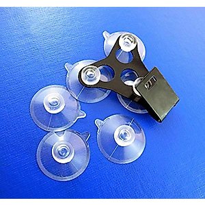 U3C Improved Windshield Mount Bracket with 6 Clear Suction Cups for R1 R3 & Most Uniden Radar Detectors