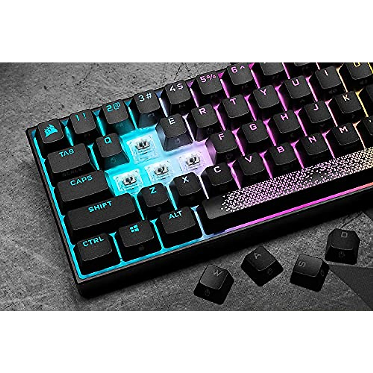 Corsair K65 RGB Mini Gaming Keyboard - Compact & Customizable