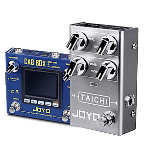 JOYO R-08 Cabinet Modeling and Power-amp Simulation Bundle with R-02 Overdrive Pedals for Electric Guitar Effects Most Frequently Combination Budget