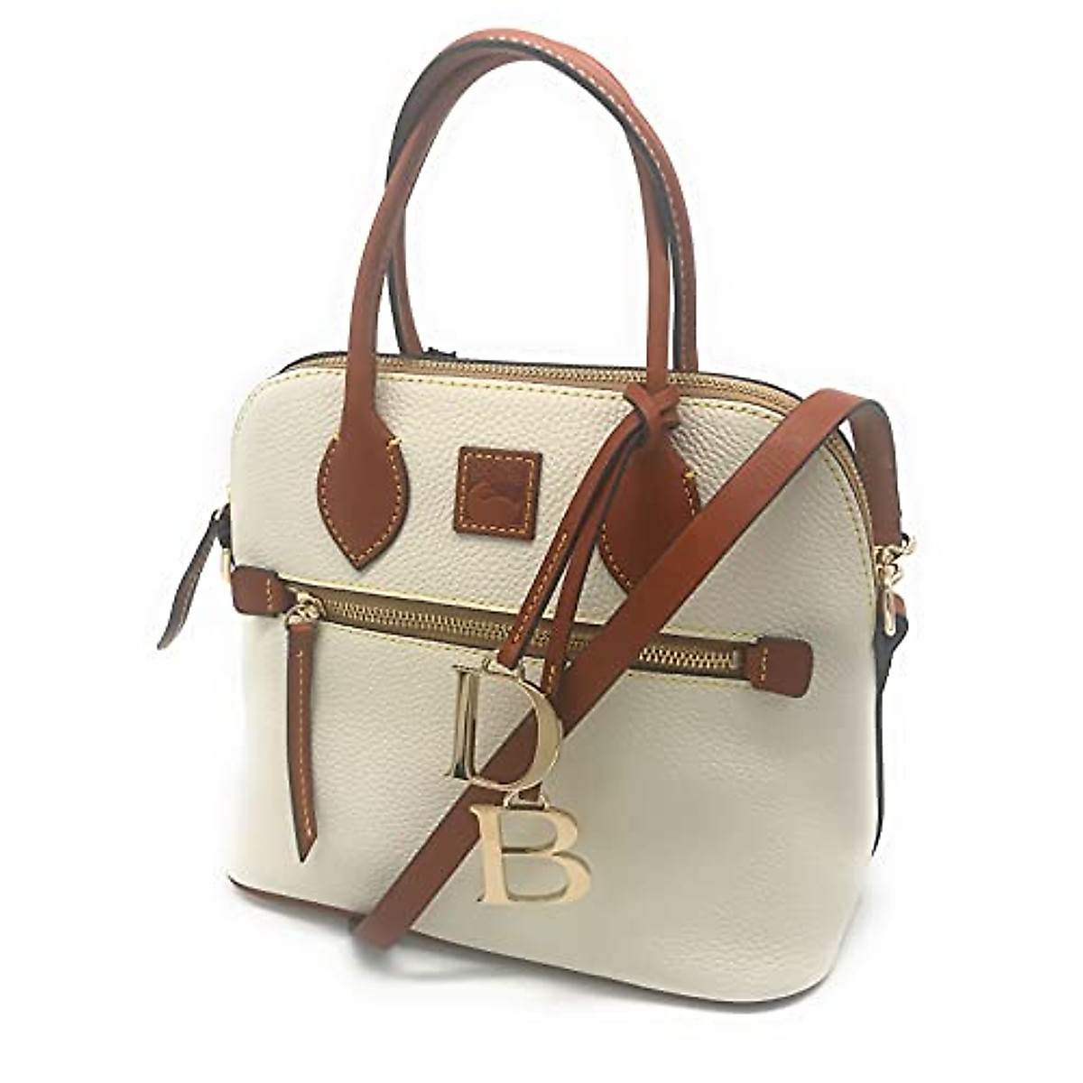 Pebble Grain Domed Satchel