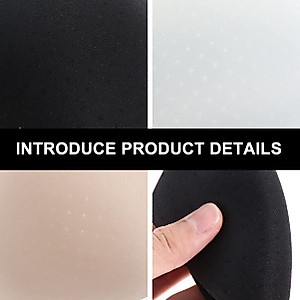 TENDYCOCO Bra Pads Inserts 3Pairs Size L, Women Removable Bra Cups Inserts Sports