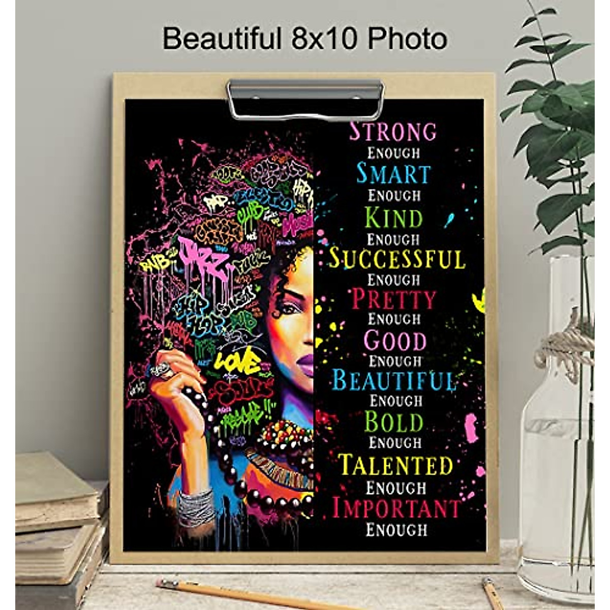 African American Women, African American Woman, Black Women, Black Woman - Black Wall Art - African American Wall Art - Motivational Poster - Inspirational Wall Decor - Affirmation Wall Decor