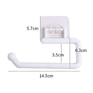 SLSFJLKJ Paper Towel Holder Paper roll Holder Wall Mounted Towel Kitchen Bathroom bar Cabinet rag Hanger ( Color : OneColor , Size : 28.5cm )