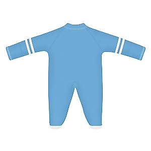 University of North Carolina Tar Heels Sports Shoe Footed Baby Romper,Carolina Blue,6-9 Months