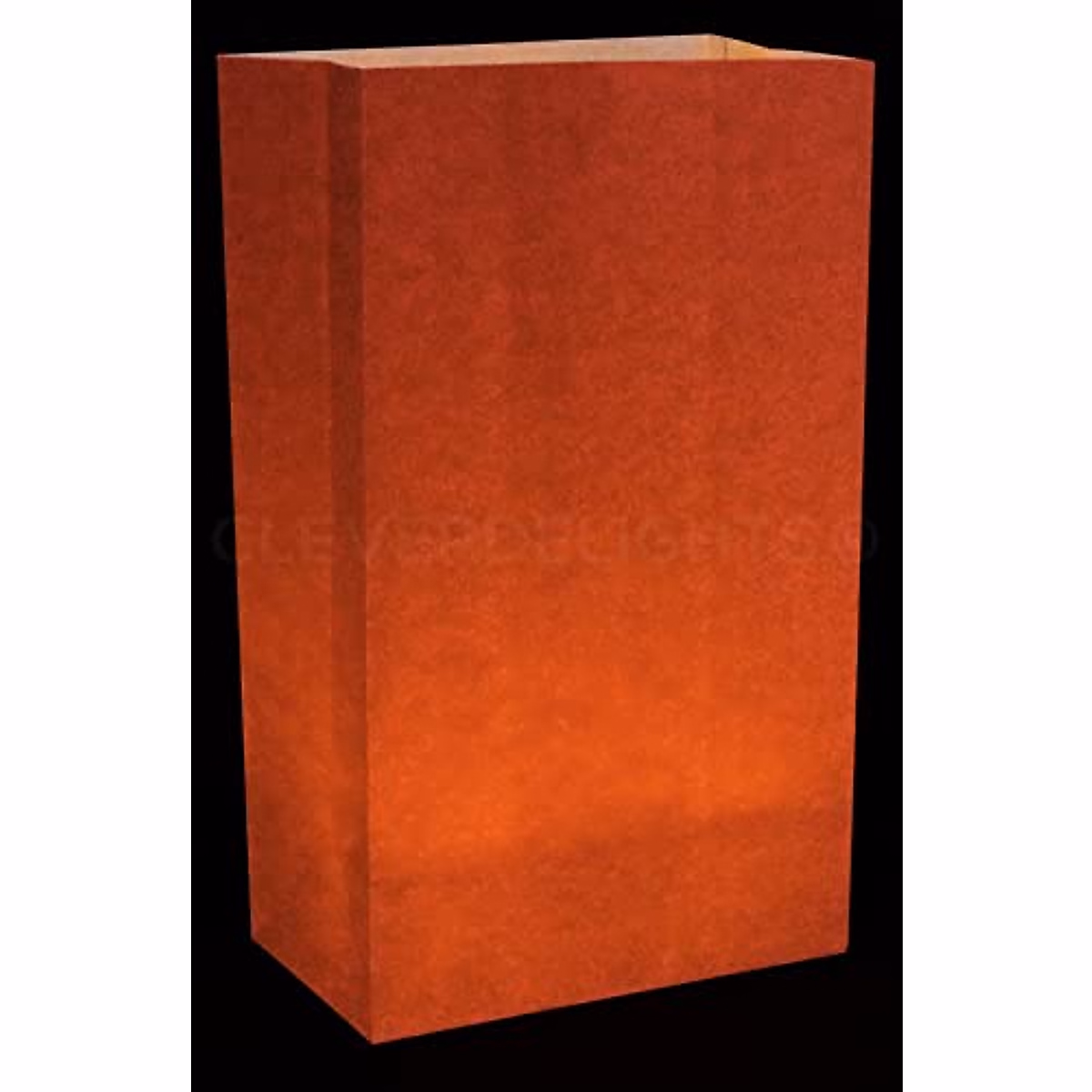 CleverDelights Red Luminary Bags - 30 Pack - Wedding Christmas Holiday Luminaria