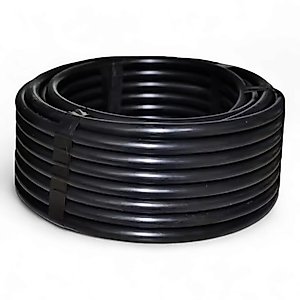 Gardener's Poly Tubing (1/2"-inch) .600 ID x .700 OD - Irrigation, Hydroponics, Growing - Water Distribution Tube (100 Foot Roll)