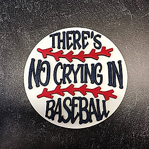 HEALT 8 PCS Baseball Rugby Golf Tiered Tray Decor,Sports Wooden Signs Items Decor,Rustic Farmhouse Tray Sets for Kitchen Home Table Decor Ball Themed Games Contest Party Supplies (Baseball_03_8pcs)