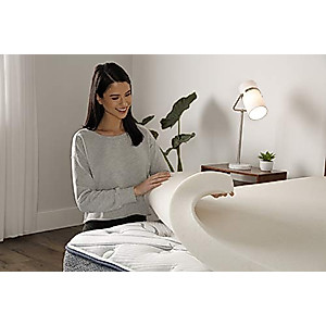 Serta CopperGel Memory Foam Mattress Topper, Queen, Copper