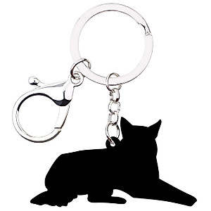NEWEI Acrylic German Shepherd Dog Keychains Animal Purse Car Accessories For Women Girls Charms Pets Gift