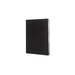 Moleskine Classic Notebook, Hard Cover, XL (7.5" x 9.5") Ruled/Lined, Black, 192 Pages