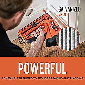 Paslode, Finishing Nail, 650230, 20 Degree Angled Galvanized, 16 Gauge, 2,000 per Box, 1 1/4 inch