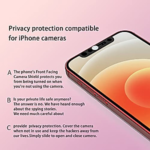 EYSOFT Camera Lens Cover Compatible for iPhone 12 Mini Bundled with 2 Front Camera Cover Compatible for iPhone X/XR/XS/XS Max, iPhone 11/11 Pro/11 Pro Max,iPhone 12/12 Mini /12Pro /12Pro Max