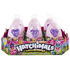 Hatchimals HatchiBuddies – 6” Tall Plush with Egg (Styles May Vary)