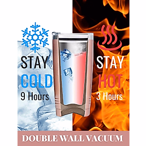 Onebttl Gammy Gifts for Grandma, Insulated Stainless Steel Wine Tumbler with Lid, For Grandma on Birthday, Mother’s Day, Christmas gifts, Rose Gold, (20 oz) My favorite people call me Gammy