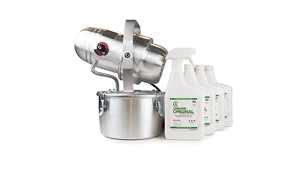 Cedarcide Original Fogging Kit - Covers up to 1800 sq ft Kills and ...