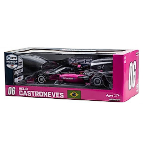 Dallara IndyCar #06 Helio Castroneves AutoNation Meyer Shank Racing NTT IndyCar Series (2023) 1/18 Diecast Model Car by Greenlight 11196